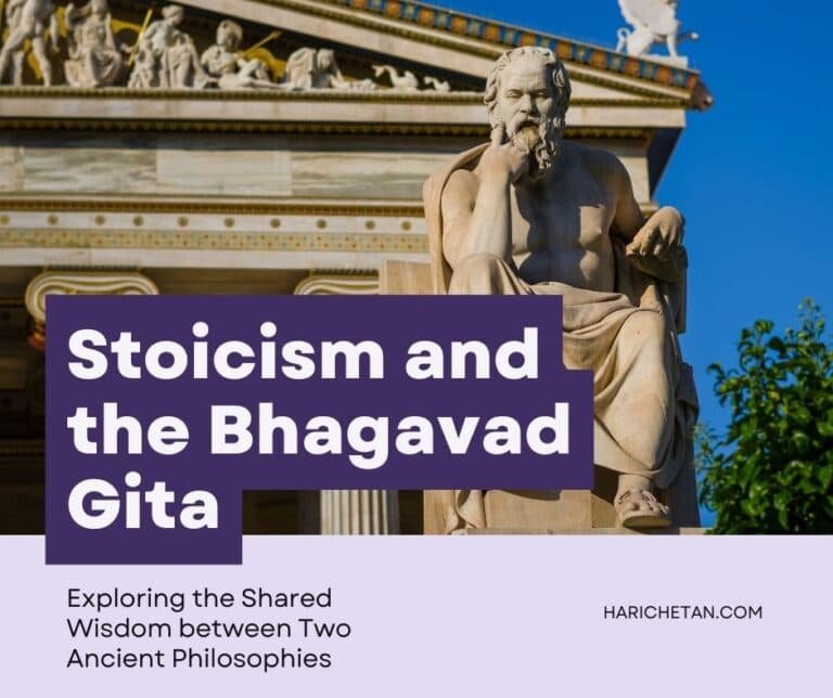 Stoicism and the Bhagavad Gita | Hari Chetan